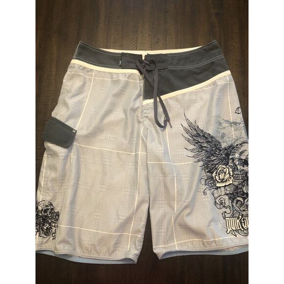 Quiksilver | Swim | Quicksilver Swim Shorts Mens 36 Drawstring Cargo ...